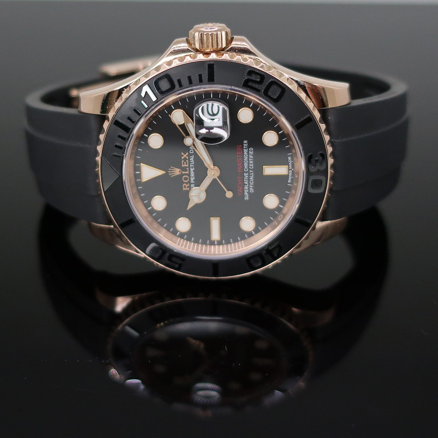Rolex Rose Gold Yacht-Master 116655 - ITEMS OF BEAUTY